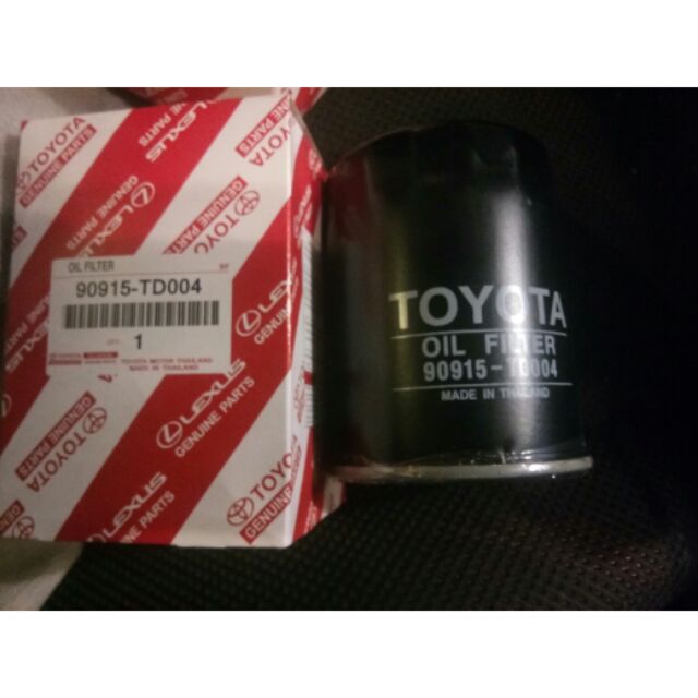 TOYOTA GENUINE OIL FILTER 90915TD004 FOR HILUX, UNSER, DYNA100, HIACE ...