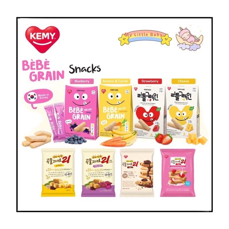 Kemy Kids Baby Healthy Grains Snacks/Bebe Grains/Little Grains/Crispy ...