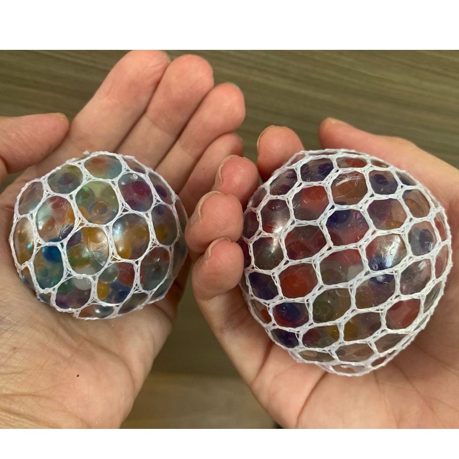 Mesh Ball Jumbo Splat Toys Anti Stress Squishy Wine Rainbow Squishy ...