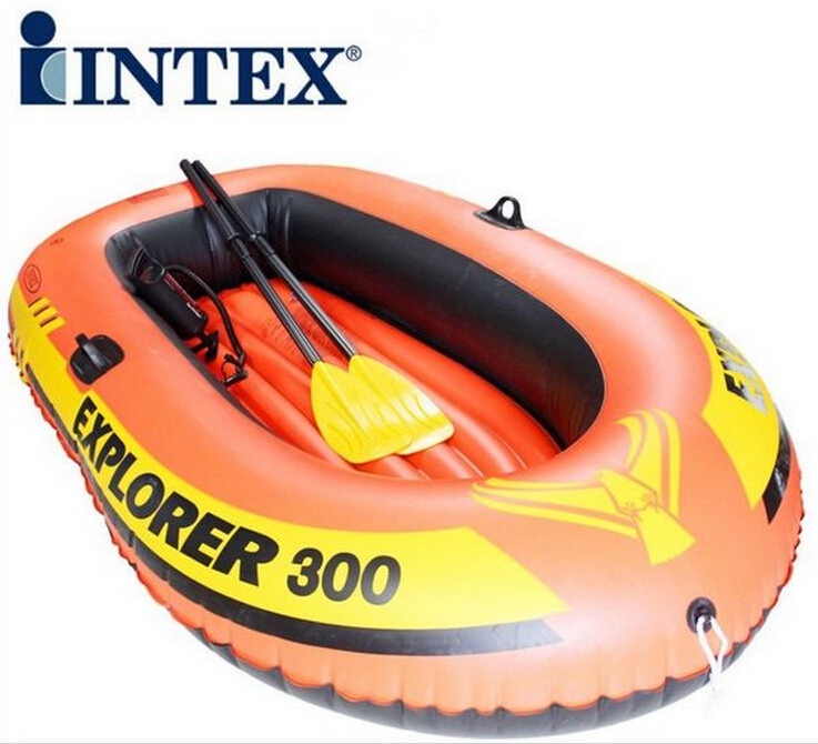 INTEX 58329/ 58331 / 58332 Inflatable Swimming Boat 1/ 2 / 3 persons ...