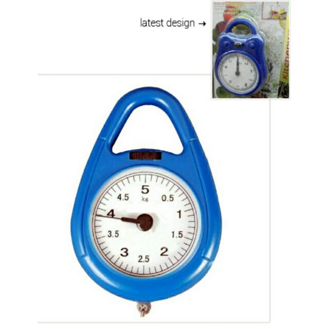 Portable spring scale kitchen hanging 5kg scale luggage weight ...