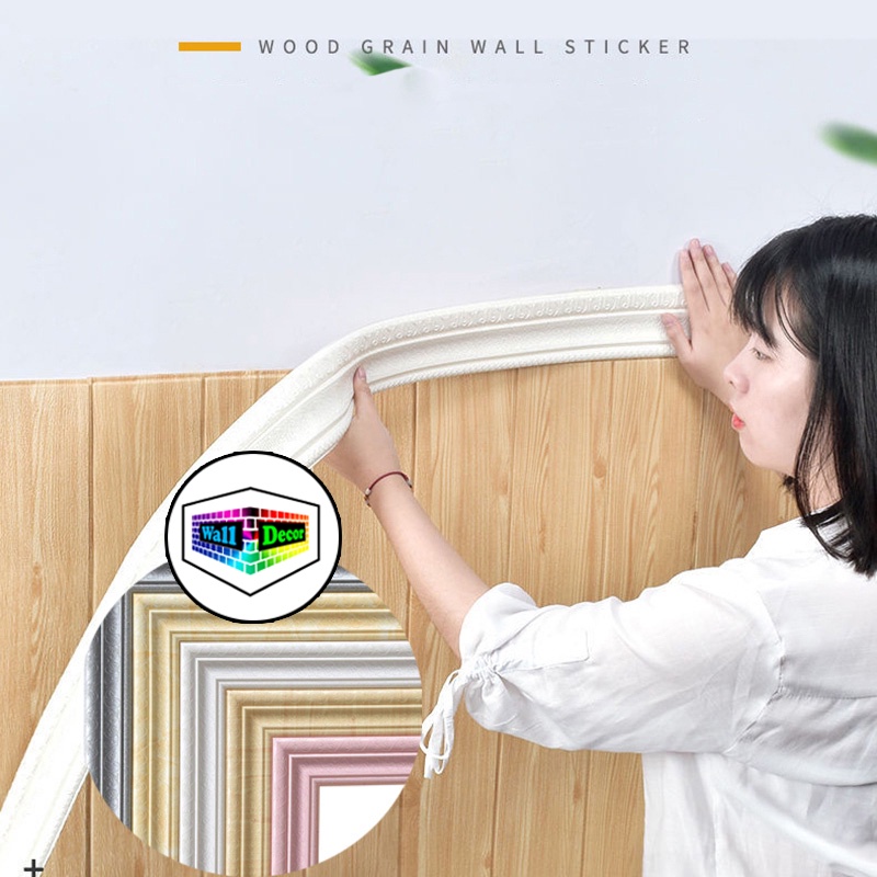 Wd Wallpaper List Sticker Wall Paper Wallpaper Foam 3D Sticker | Shopee ...