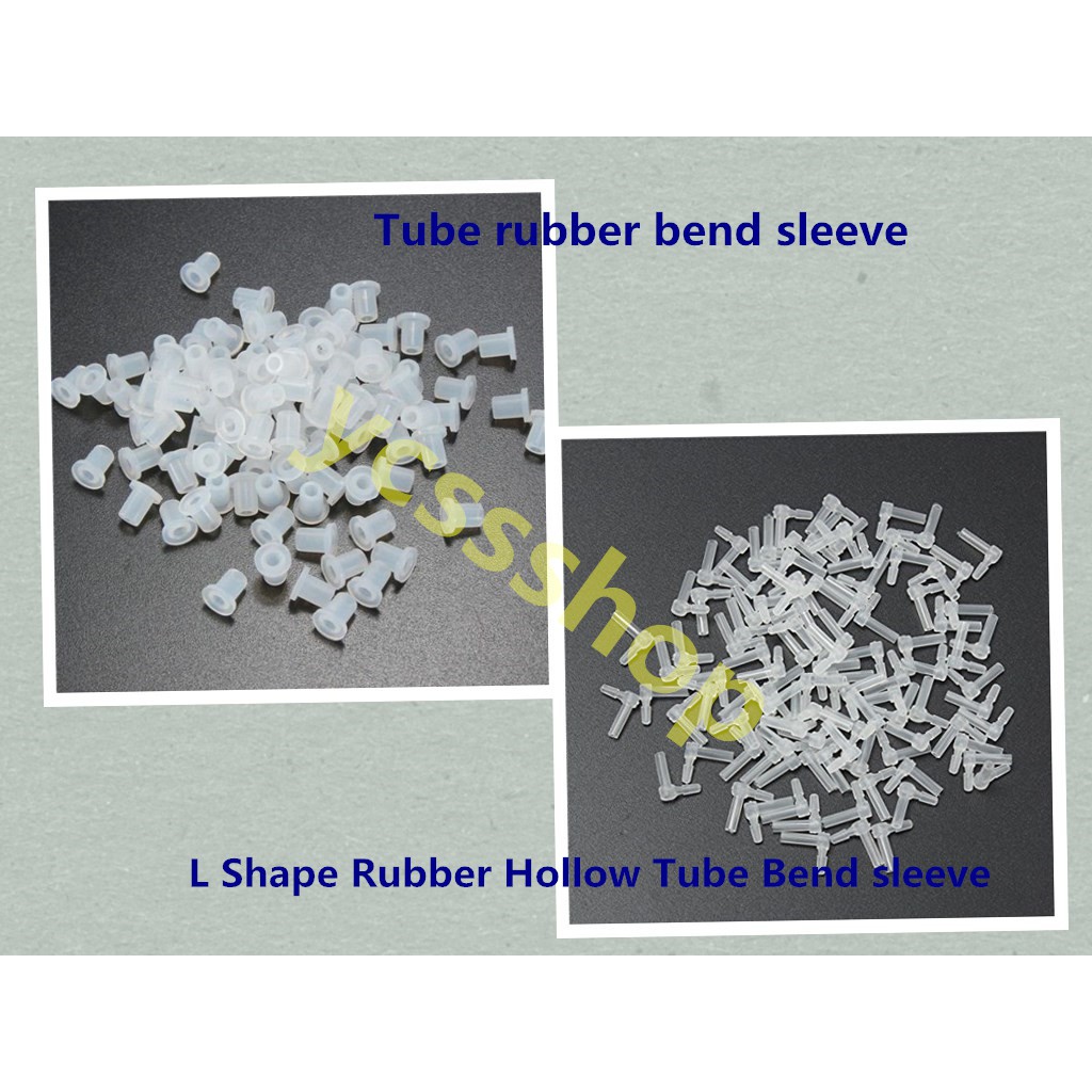 CISS Tank Tube Rubber Sleeve & L Shape Rubber Hollow Tube Bend For ...