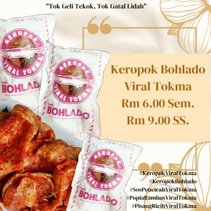 Keropok Bohlado Viral Tokma Agent SM | Shopee Malaysia