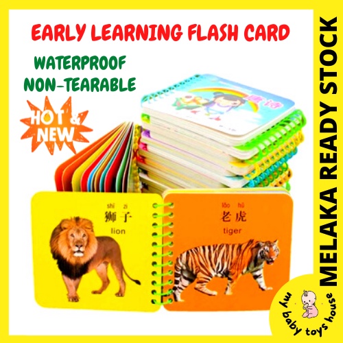 Flash Card Early Learning Baby Book Cognitive Educational Toys for Kids ...