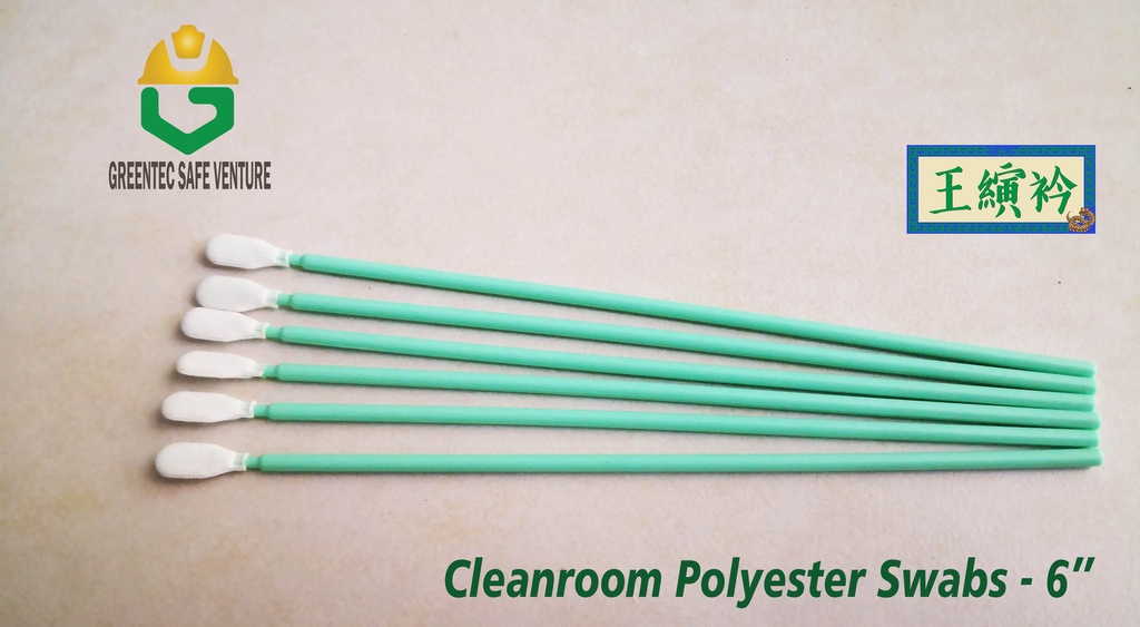 Cleanroom Polyester Swab cleaning swab 6inch 163mm industrial wiping ...