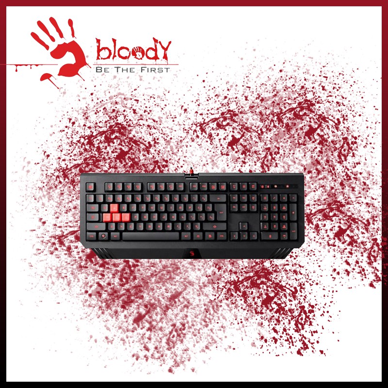 BLOODY Turbo Illuminated Wired Gaming Keyboard B120 | Shopee Malaysia