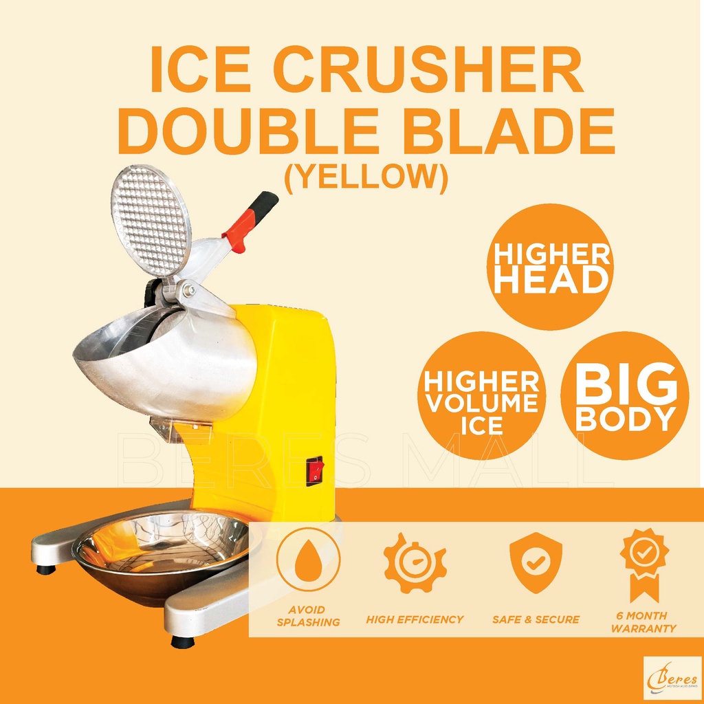 Mesin Ais Kacang Ice Crusher Ice Shaver Mesin Air Batu ABC Mesin Kisar ...