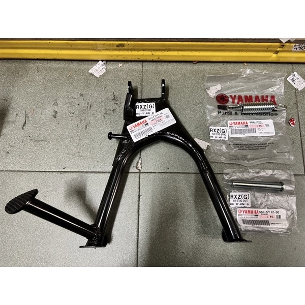 YAMAHA RXZ MAIN STAND / TONGKAT DUA ORIGINAL HONG LEONG SET | Shopee ...