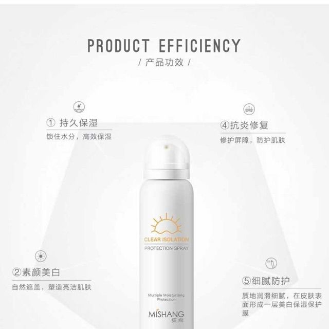 Mishang 隔离防晒喷雾 / Clear Isolation Protection Spray | Shopee Malaysia