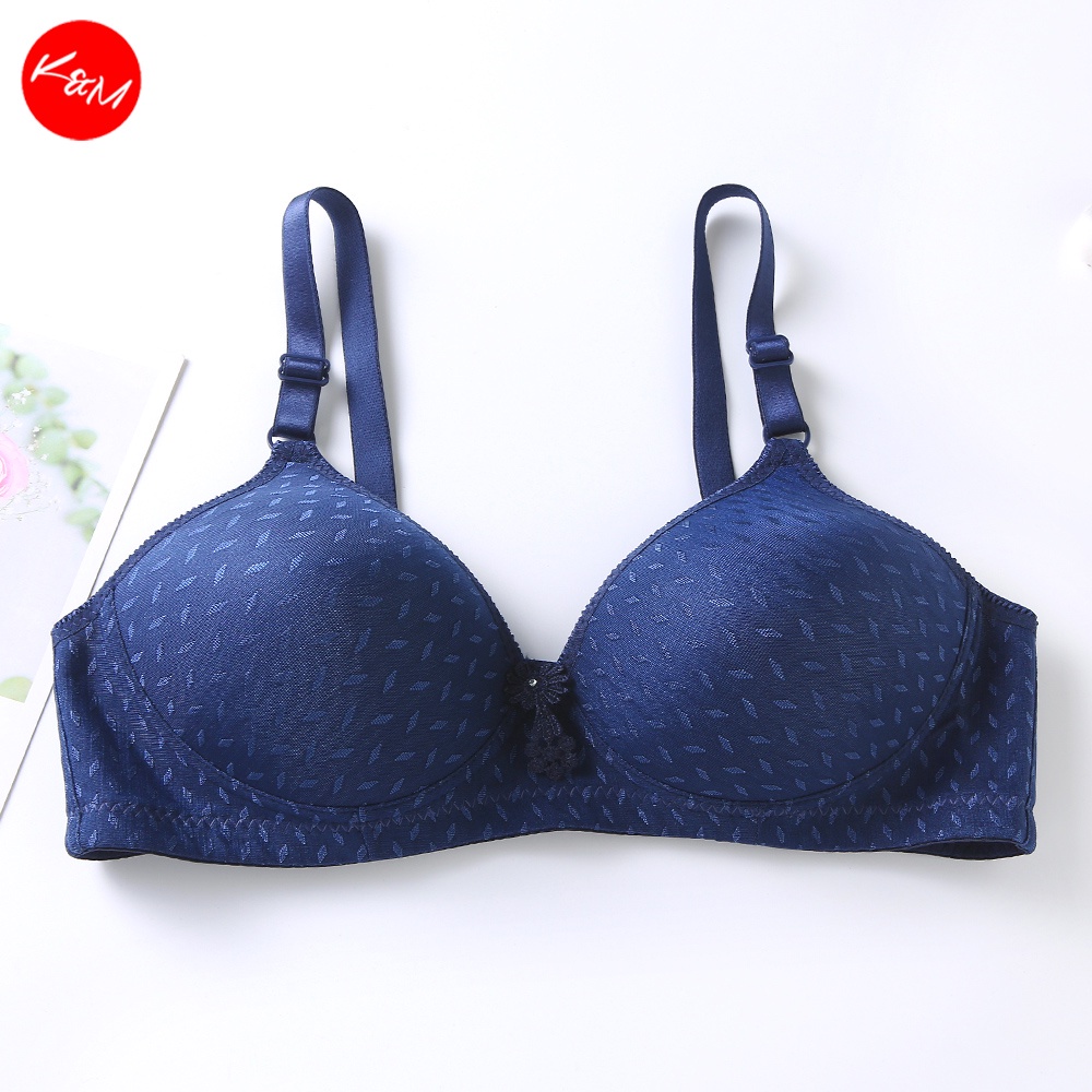KM Women Abbie Plus Size 36-42 B Cup Non-Wired Bra Ready Stock Daily ...
