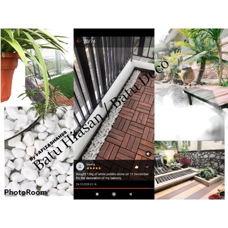 garden decor 5kg mix saiz /Batu Taman/Batu Hiasan/Batu Pasu Bunga /Batu ...