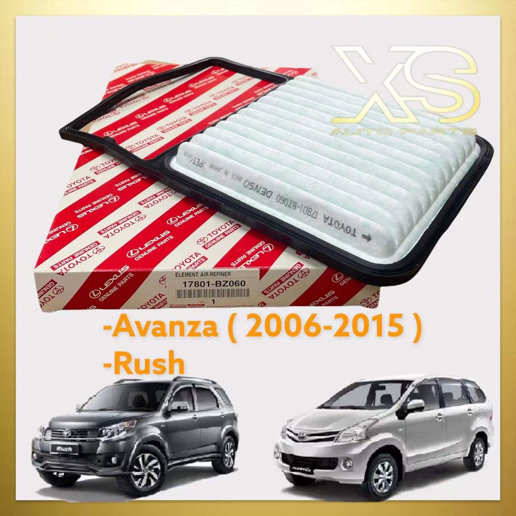 TOYOTA AVANZA (2006-2015) / RUSH ENGINE AIR FILTER 17801-BZ060 | Shopee ...