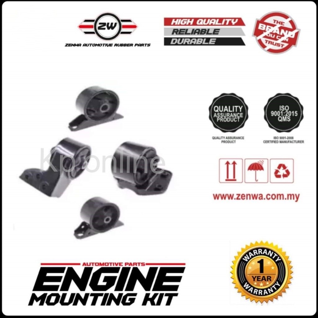 PROTON WIRA 1.6 MANUAL ENGINE MOUNTING SET (ZW) | Shopee Malaysia