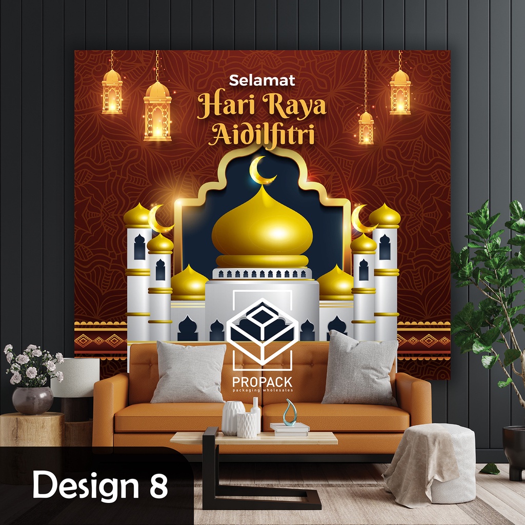Hari Raya Family Photography Background Decoration /backdrop Hari Raya ...