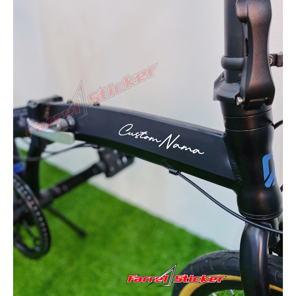 Custom BIKE sticker NAME sticker | Shopee Malaysia