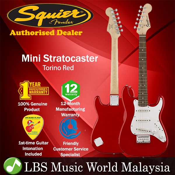 Fender Squier Mini Stratocaster Electric Guitar Junior Strat Guitar ...