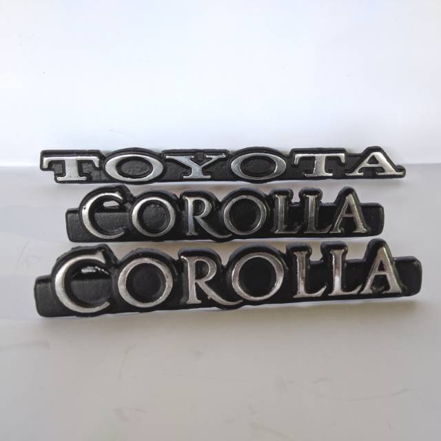 REPLIKA Emblem Set Toyota Corolla 30th Replica | Toyota Corolla 30th ...