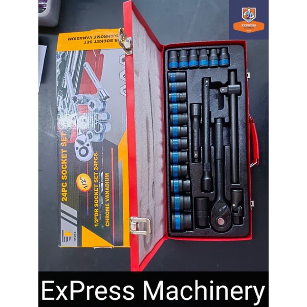 TIFONE 1/2" SOCKET SET 24PCS Professional Quality Tools | Shopee Malaysia