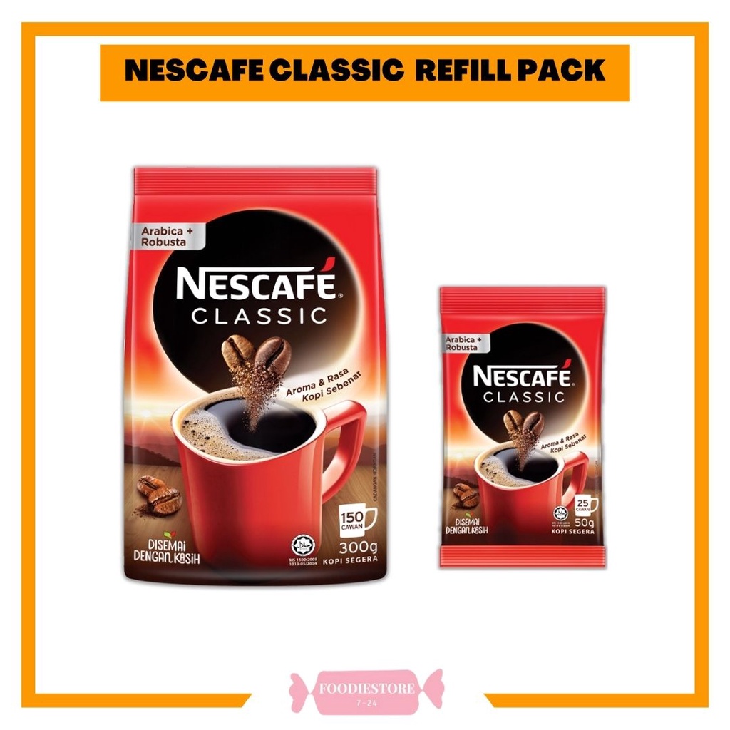 NESCAFE Classic Refill Pack 300g 50g | Shopee Malaysia