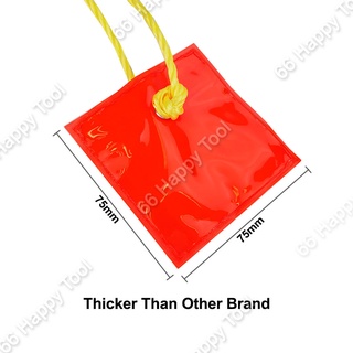 50m Orange/Green Reflective Delineator String Rope High Visibility ...