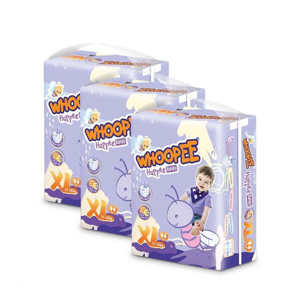 Whoopee Happee Pants XL44 (4 Packs/CTN) | Shopee Malaysia