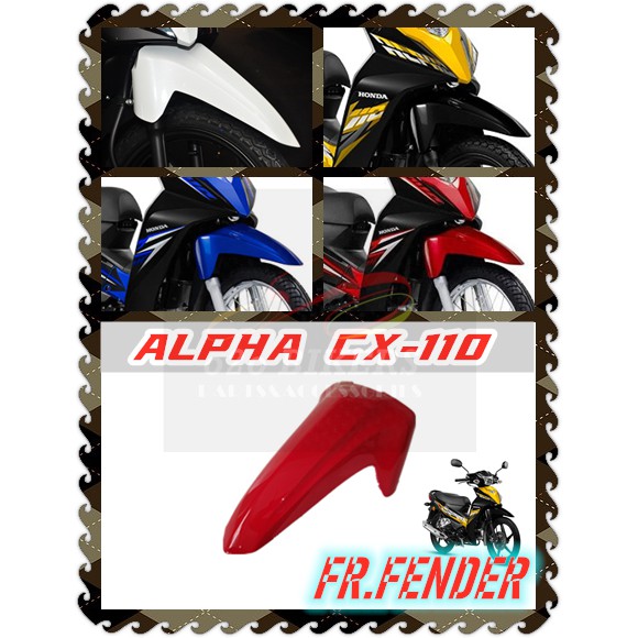 HONDA WAVE ALPHA v1 v2 CX 110 FRONT FENDER MUDGUARD DEPAN COVER ABS ...