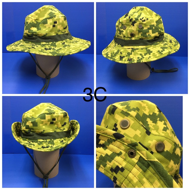 Topi Celoreng / Camouflage Hat | Shopee Malaysia