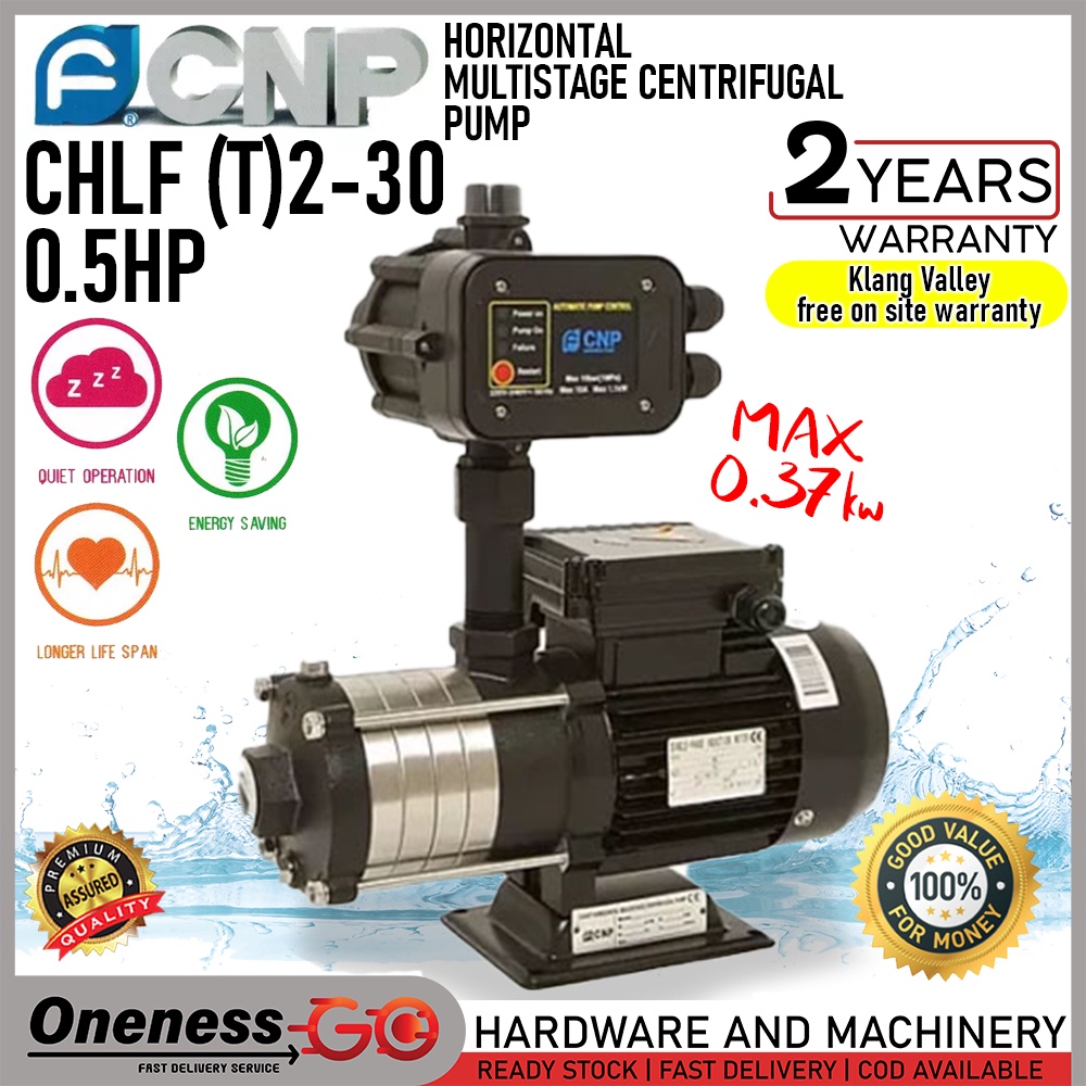 ''CNP'' HORIZONTAL MULTISTAGE CENTRIFUGAL PUMP CHLF (T) 2-30 0.37KW ...