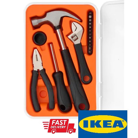 IKEA FIXA17-piece tool set, Set Pertukangan Ikea | Shopee Malaysia