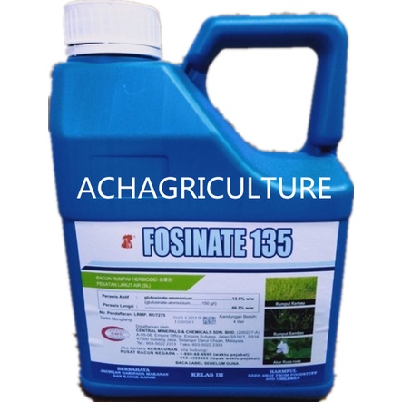 1/4Liter | FOSINATE 135 | RACUN RUMPAI | RUMPUT KERBAU | RUMPUT SAMBAU ...