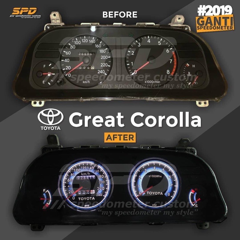 [PRE ORDER] TOYOTA AE111 Panel Instrument Cluster Meter Speedometer ...