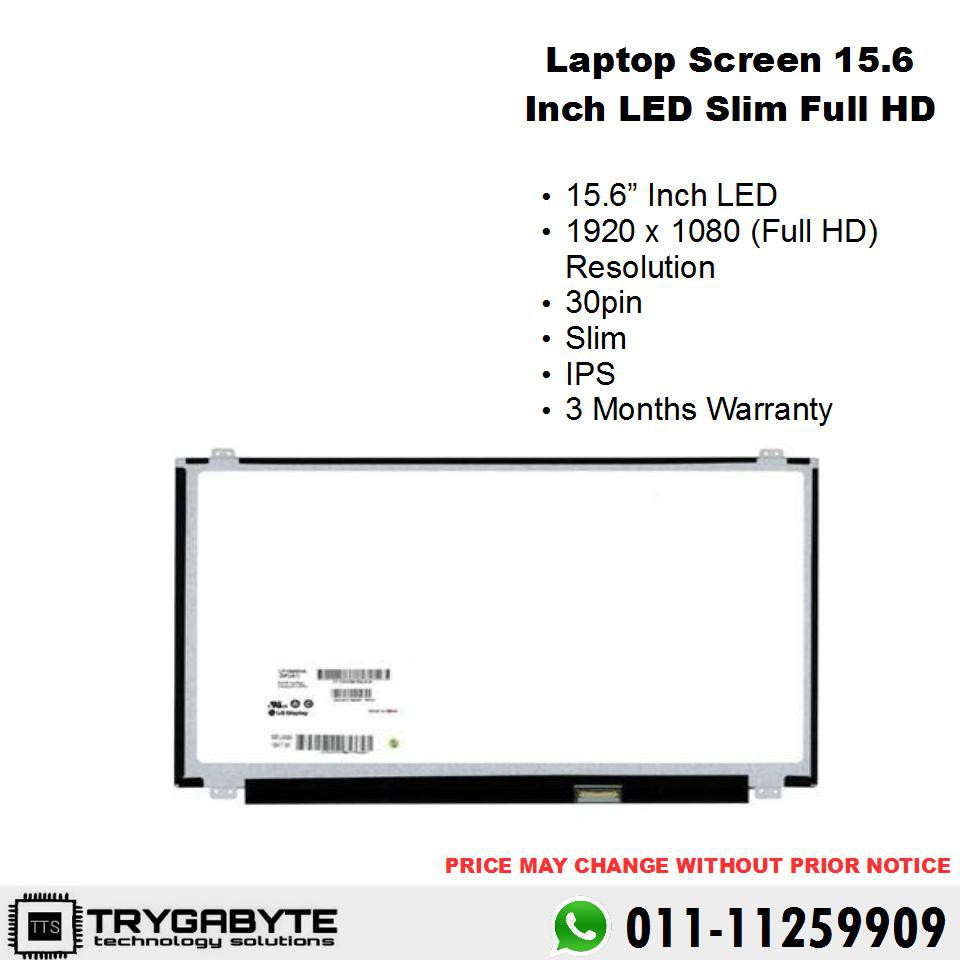 Laptop Screen 15.6 Inch LED Slim 30pin Full HD / Laptop Screen ...