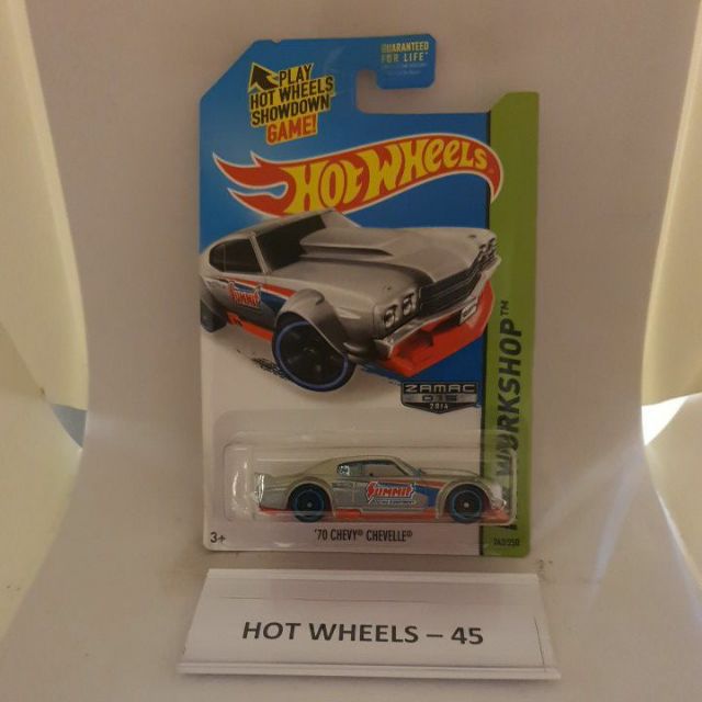 HOT WHEELS ZAMAC 70 CHEVY CHEVELLE - WALMART EXCLUSIVE (NON MINT CARD) | Shopee Malaysia