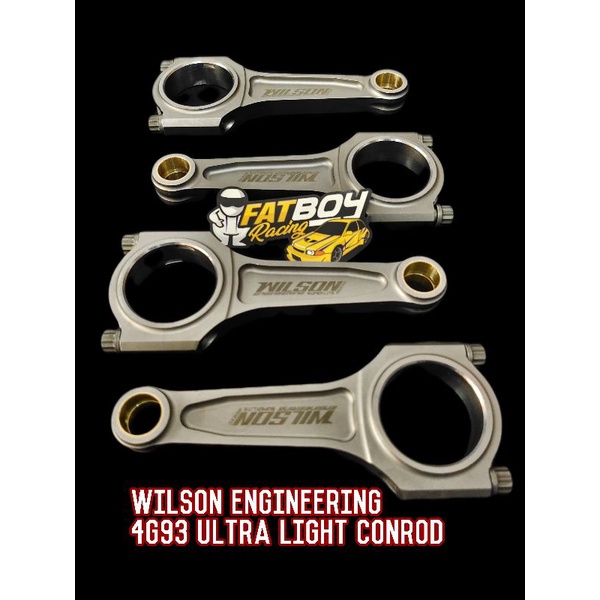Wilson Engineering Light Weight 4G93 Conrod | Shopee Malaysia