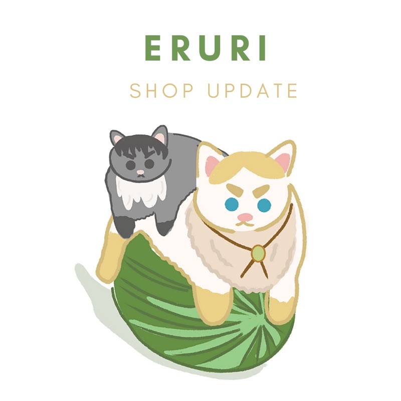 Attack On Titan Eruri (Erwin and Lebai) Fanart Merch (Keychain,Stickers ...