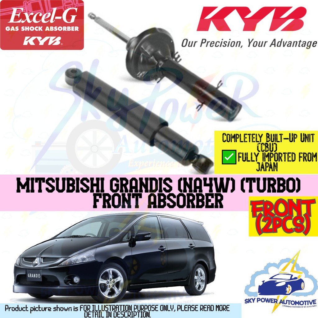 MITSUBISHI GRANDIS NA4W (TURBO) (2004~) KAYABA (KYB) EXCEL-G GAS SHOCK ABSORBER (FRONT 2PCS ...
