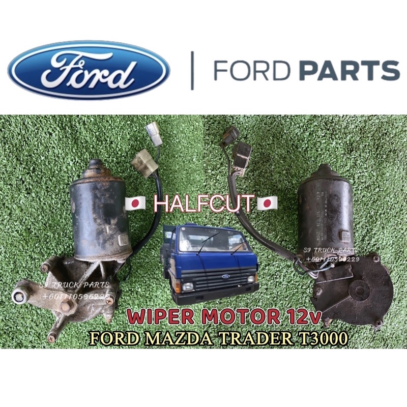 FORD TRADER T3000 MAZDA TITAN WIPER MOTOR 12VOLT (ORIGINAL HALF CUT ...