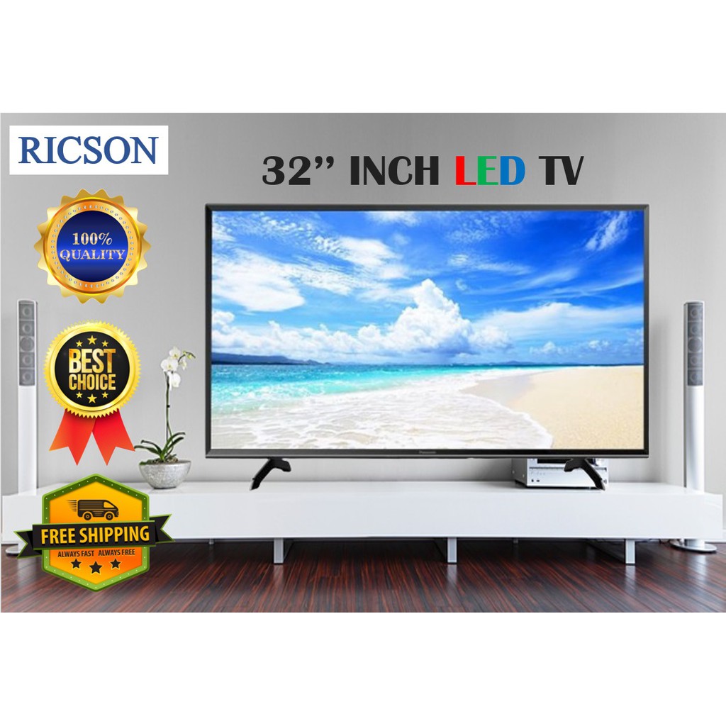 LED TV 32 INCH / RICSON / 32RT7 / HD / HDMI / USB / VGA / FREEVIEW ...