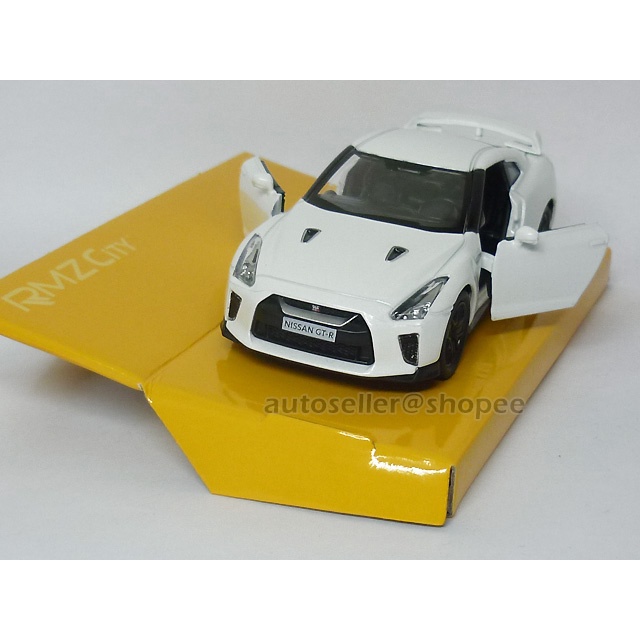 NISSAN SKYLINE GT-R (R35) w/ black rims Metal Diecast Model Car ...