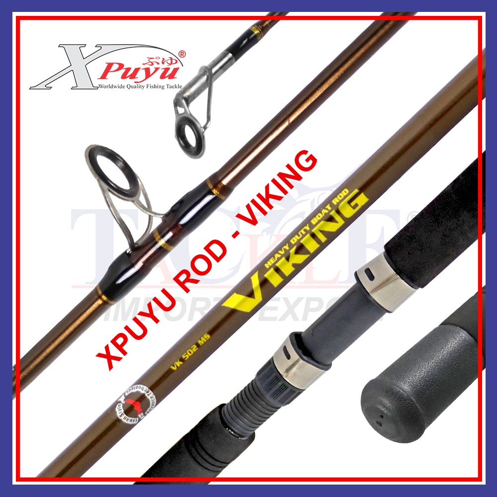 Xpuyu Viking Joran Pancing Bot 5'0-6'6kaki | Air Masin | Butt Joint ...