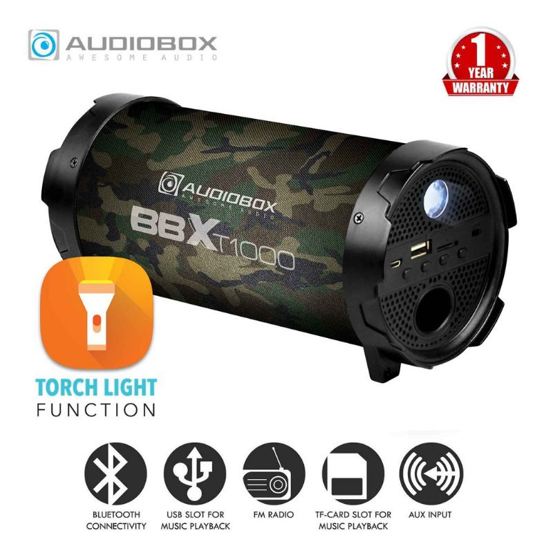 AUDIOBOX BBXT1000 BLUETOOTH WIRELESS SPEAKER HIFI BASS SPEAKER ...
