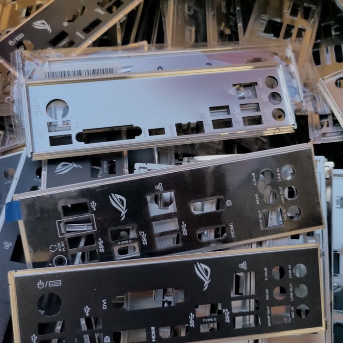 Original full range of asus motherboard baffle computer chassis back ...