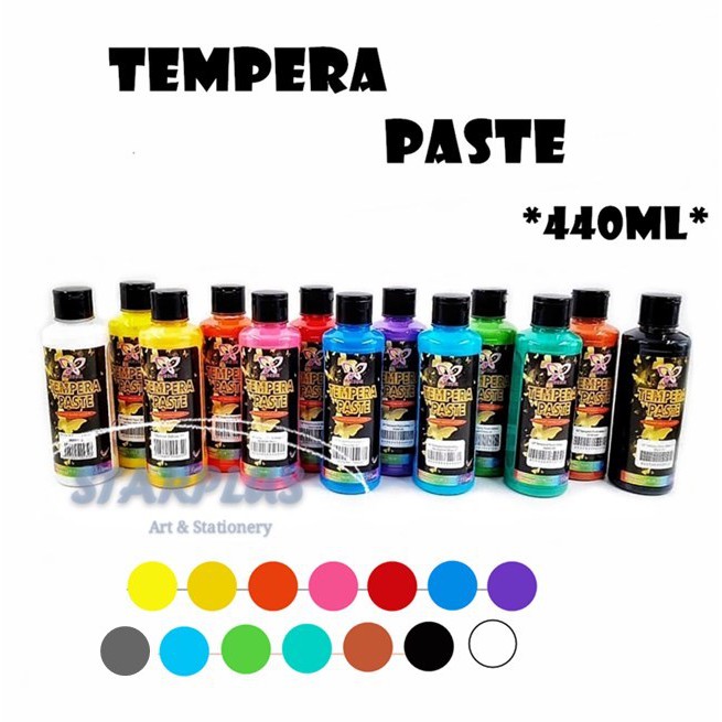 (Starplus)Five Star Tempera Paste Paint Instant Water Colour - 440ML ...