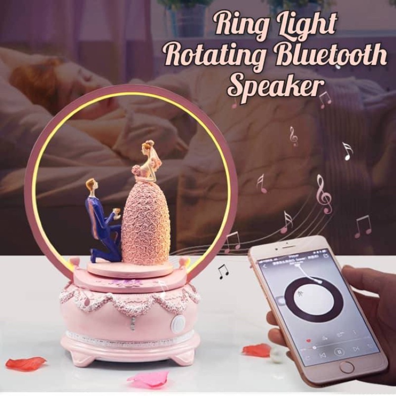 ROTATING BLUETOOTH SPEAKER RING (WITH LIGHT) | Shopee Malaysia