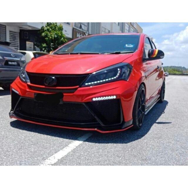 Perodua Myvi 2018 Gen 3 GT Front Bumper Bodykit Body Kit Skirting Skirt ...