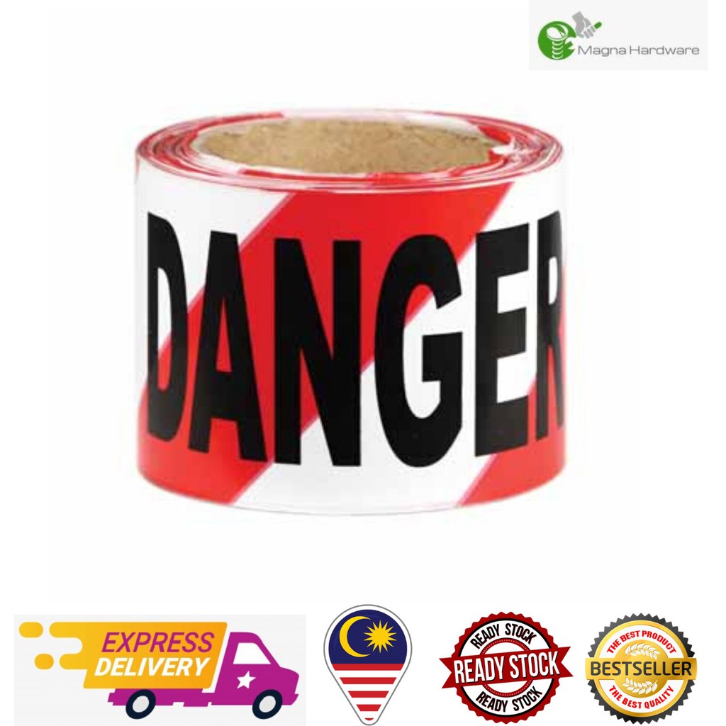Red White Warning Tape / Danger Tape / Barricade Tape | Shopee Malaysia