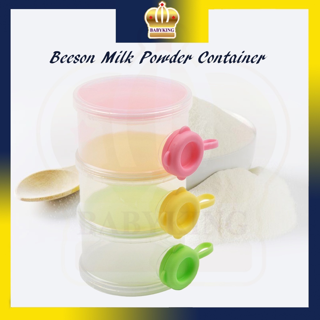 Original Beeson 3 Tier Milk Powder Powders Container | Shopee Malaysia