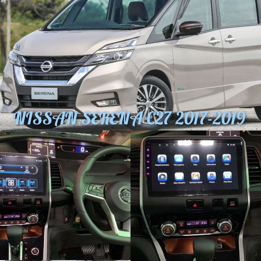 Android Nissan Serena C27 2017-2019 Android T3L player + CASING ...