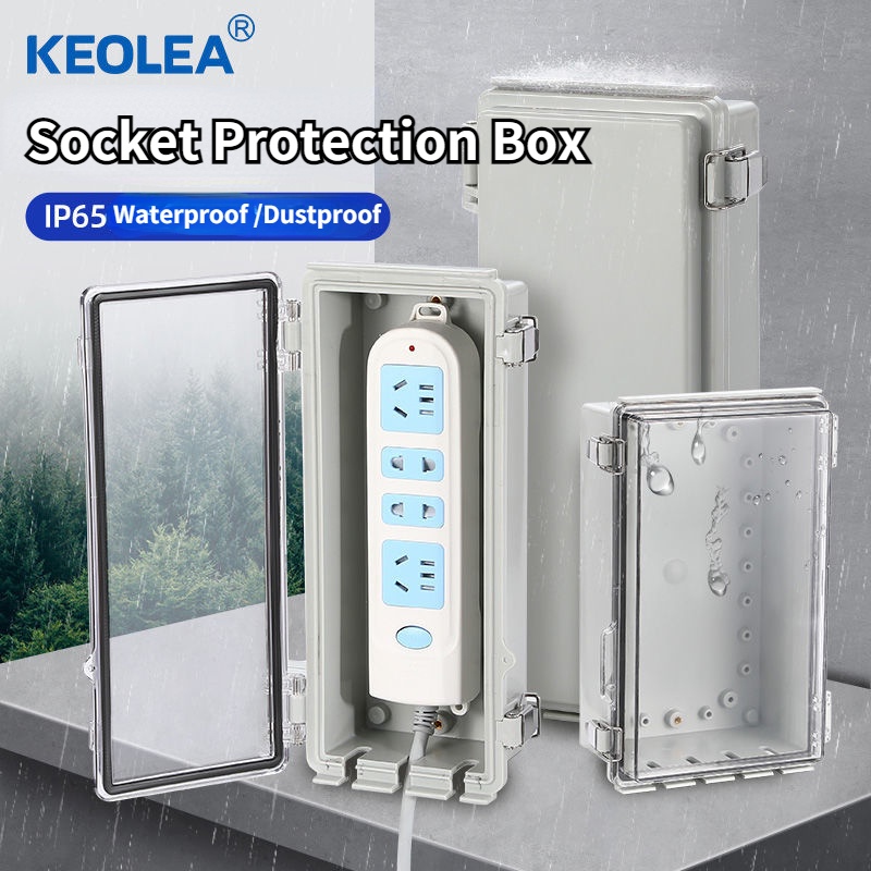 Socket Waterproof Box Panel Heightened Protection Box Nail-free Glue ...